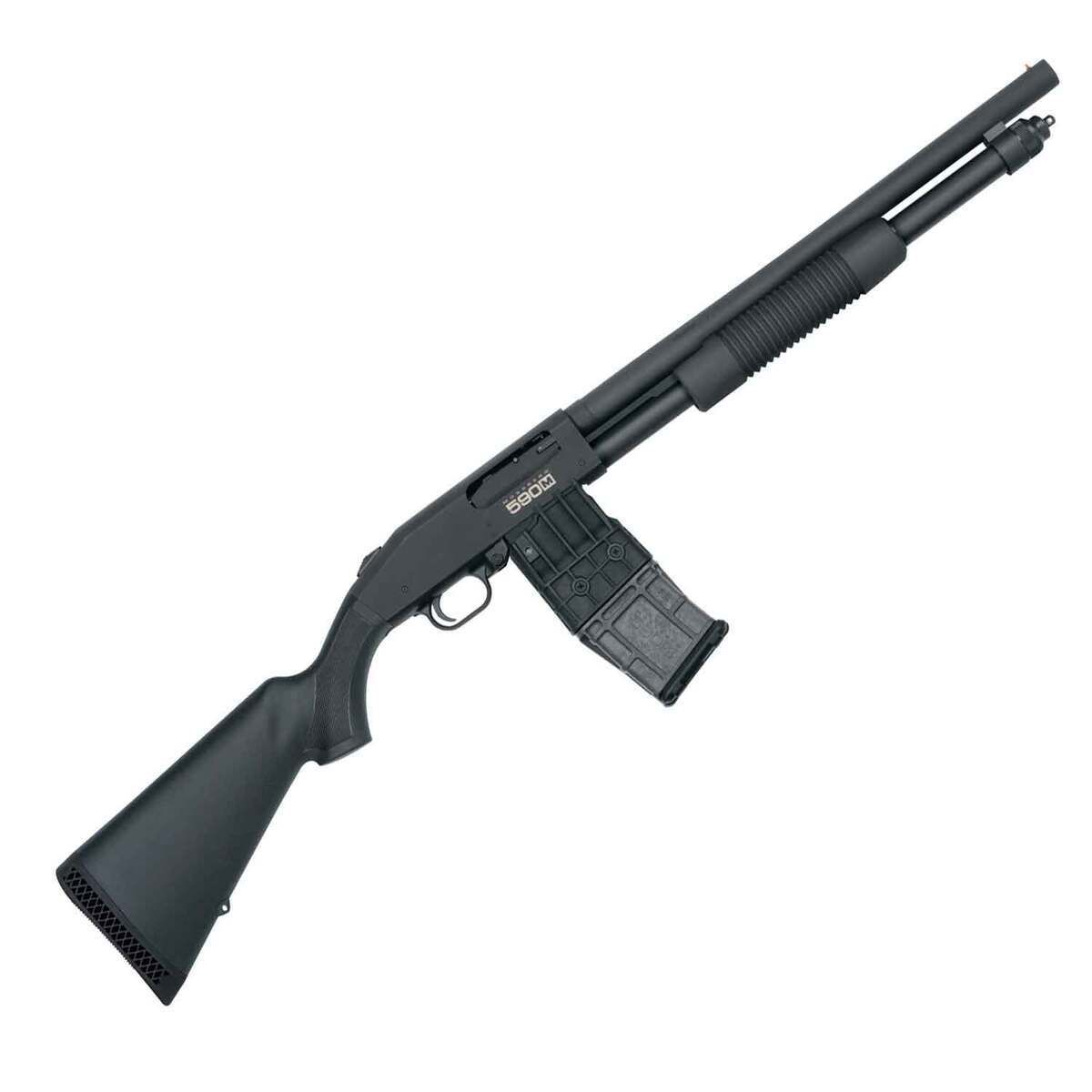 Mossberg 590M Mag-Fed 12 Gauge 2-3/4in Matte Blued Pump Shotgun - 18 ...